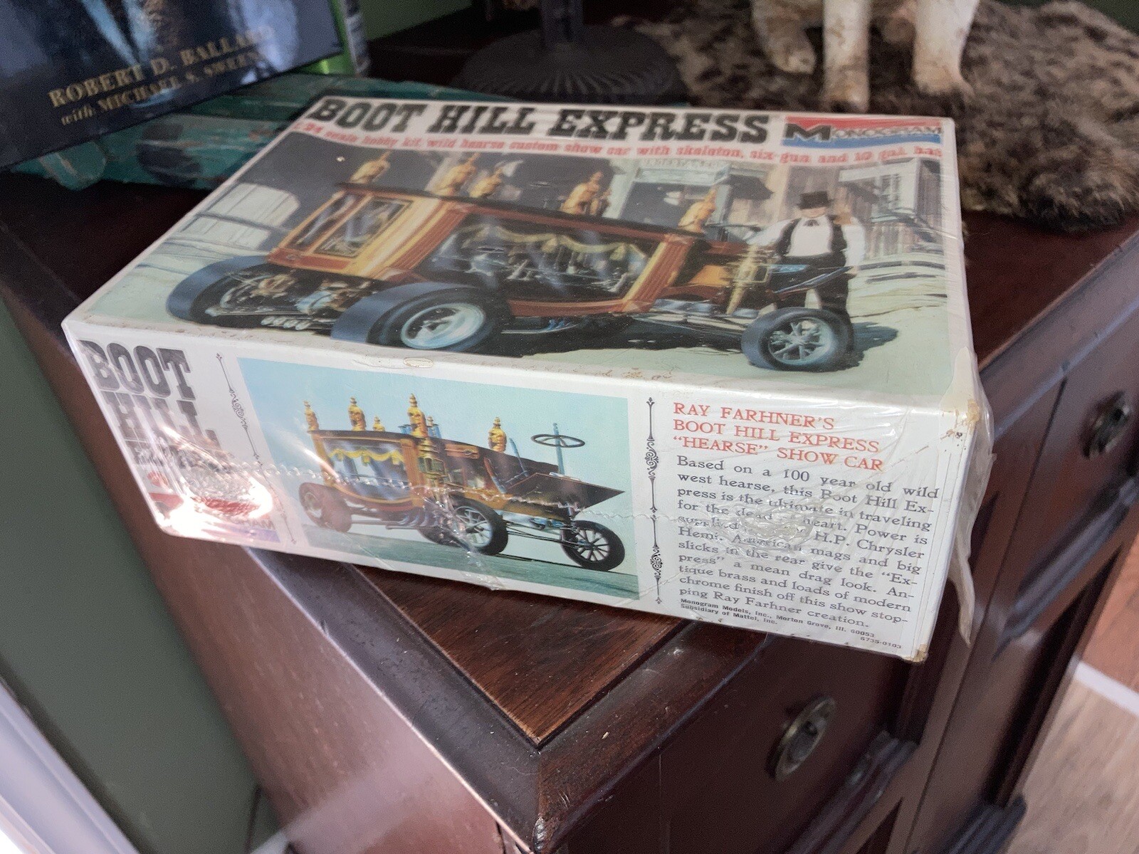 Vtg. Original RAY FARHNER BOOT HILL EXPRESS MONOGRAM 1:24 MODEL KIT ...