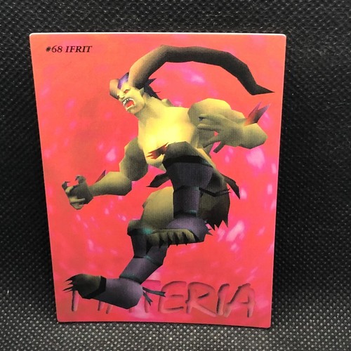 Ifrit #68 Final Fantasy 7 Ⅶ Bandai Card 1997 1st Very Rare Japanese F/S ...