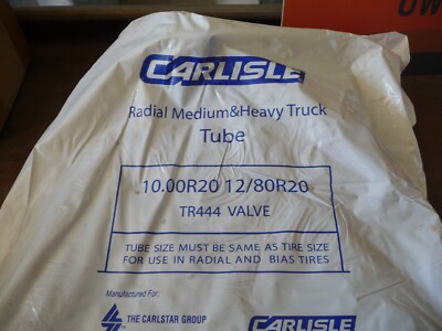 Carlisle 322100 10.00R20 12/80R20 Inner Tube TR444 Valve NEW | eBay