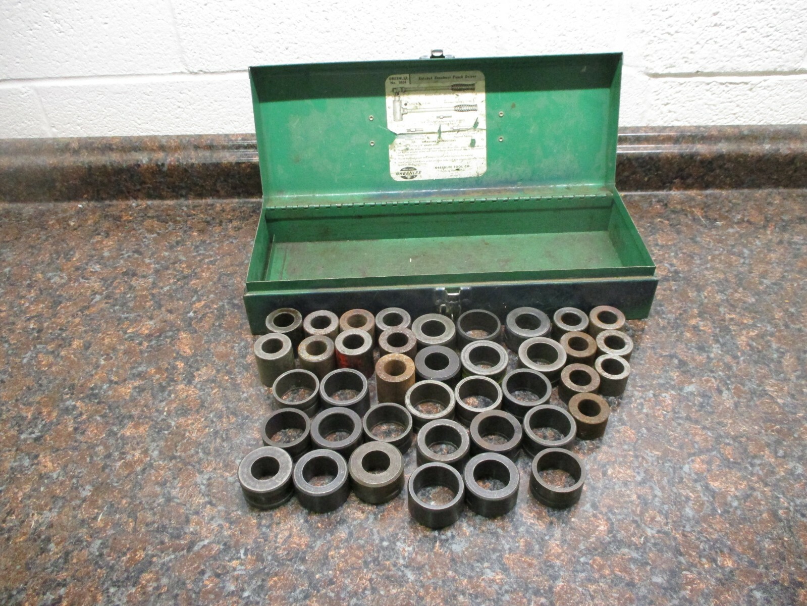LOT OF 39 MISC GREENLEE KNOCKOUT PUNCH DRIVER SPACERS FREE SHIPPING | eBay