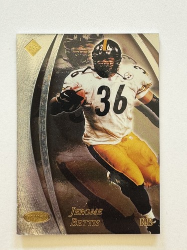 1998 Collector's Edge Masters 50-Point 410/3000 Jerome Bettis #130 HOF ...