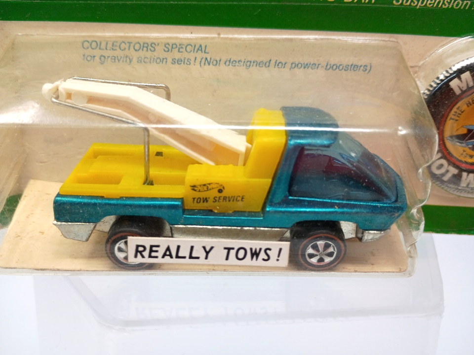 Vintage Hot Wheels Redline 1970 Aqua HEAVYWEIGHTS TOW TRUCK in Package ...