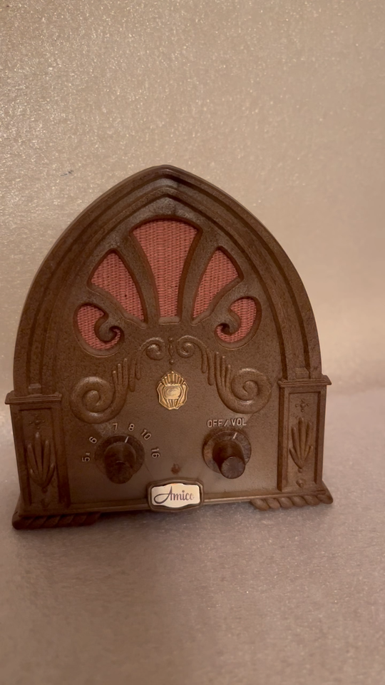 Old Style Transistor AM Radio by Amico 4.5" tall | eBay