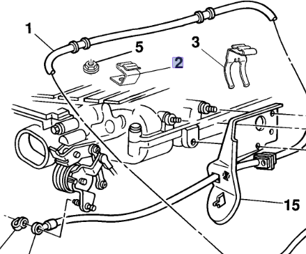 Genuine GM Bracket Assembly-Accelerator Control Cbl 10174472 | eBay