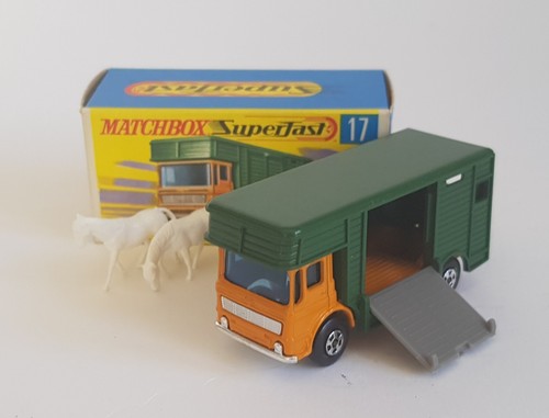 Rare Matchbox Superfast No. 17, Horse Box, - Superb Pristine Mint ...