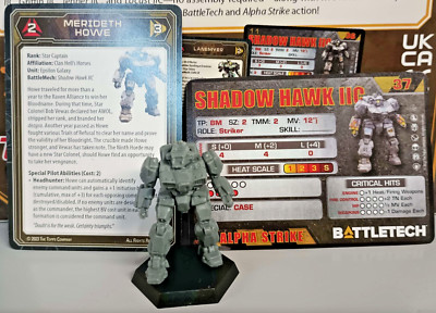 Battletech Shadow Hawk IIC Clan Cavalry Star Miniature Catalysts Games Labs NEW | eBay