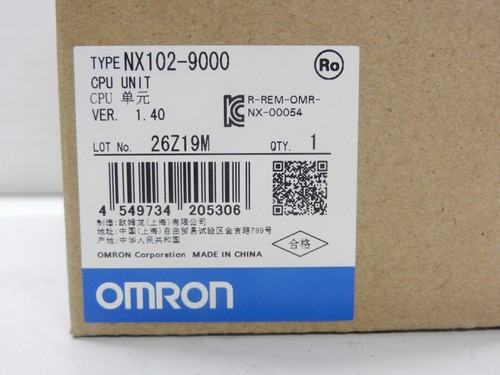 NEW IN BOX NX102-9000 Omron NX102-9000 Programmable Controller Fast ...