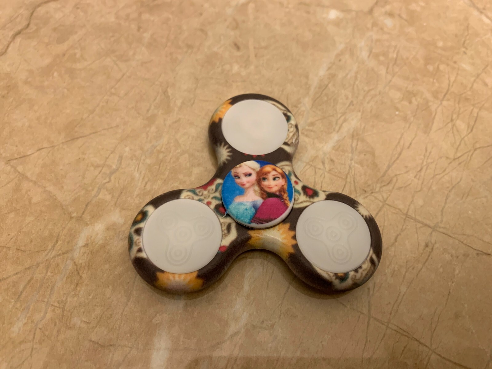 Frozen Spinners Elsa Anna Spinners With Press Battery Control Light AU ...