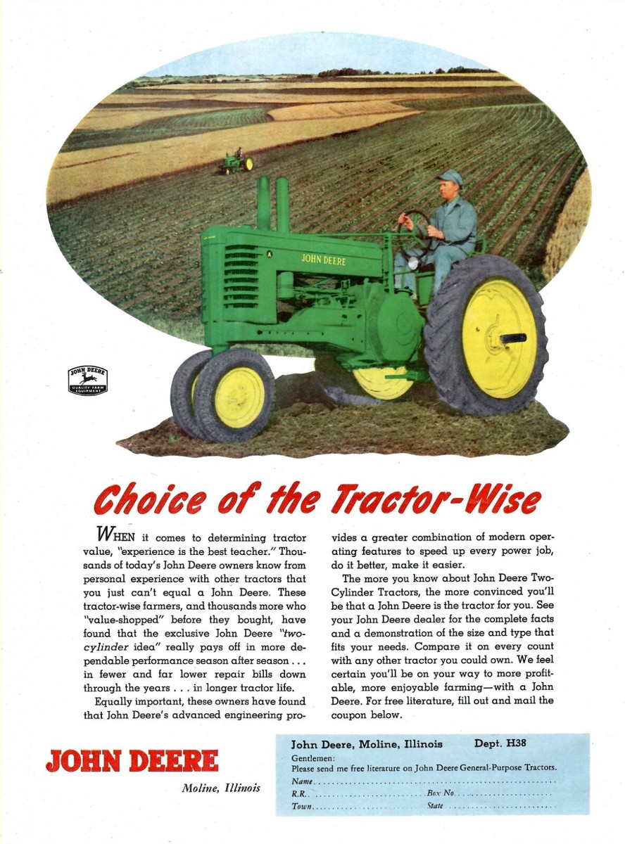 Vintage John Deere Tractor Pictures