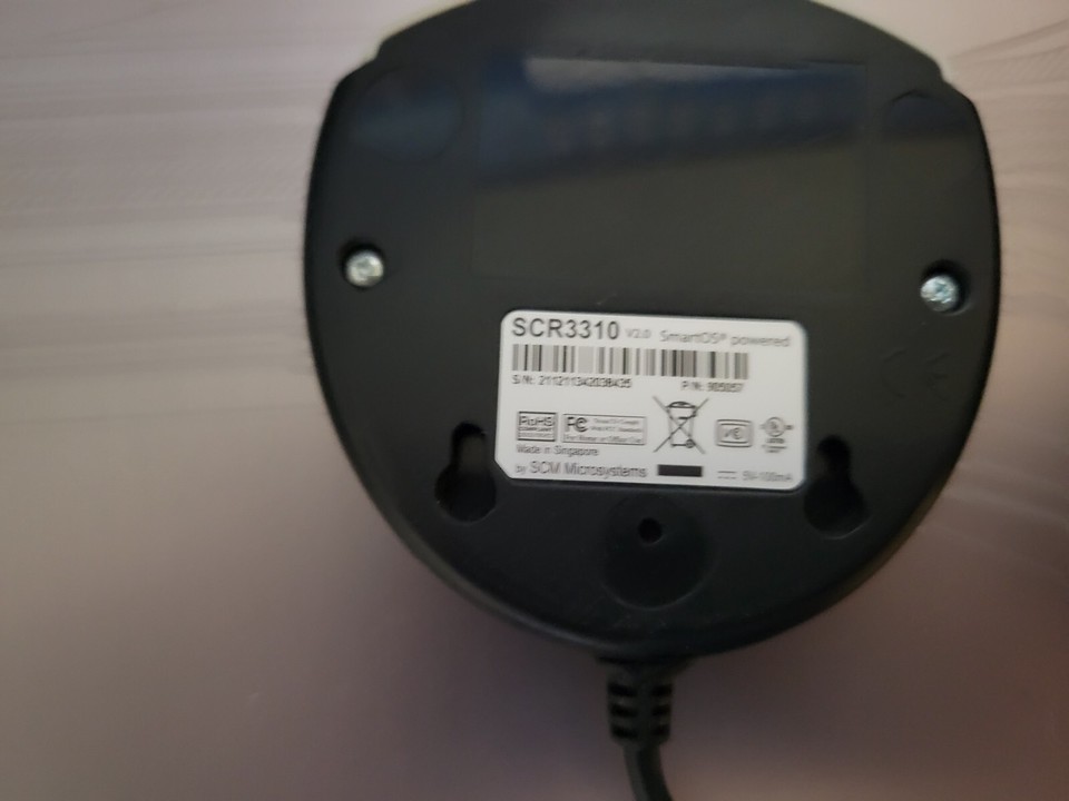 Smart Card Reader Identiv SCR3310 v2.0 USB SmartOS | eBay