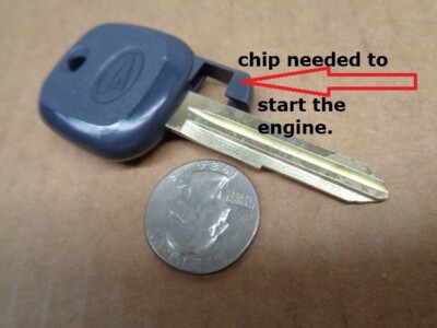 KEY FOR DAIHATSU COPEN CUORE FEROZA TERIOUS YRZ TREVIS (ONE KEY) No ...