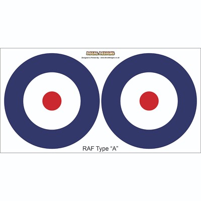RAF Type A Roundel Decal, Sticker Various Sizes | eBay UK