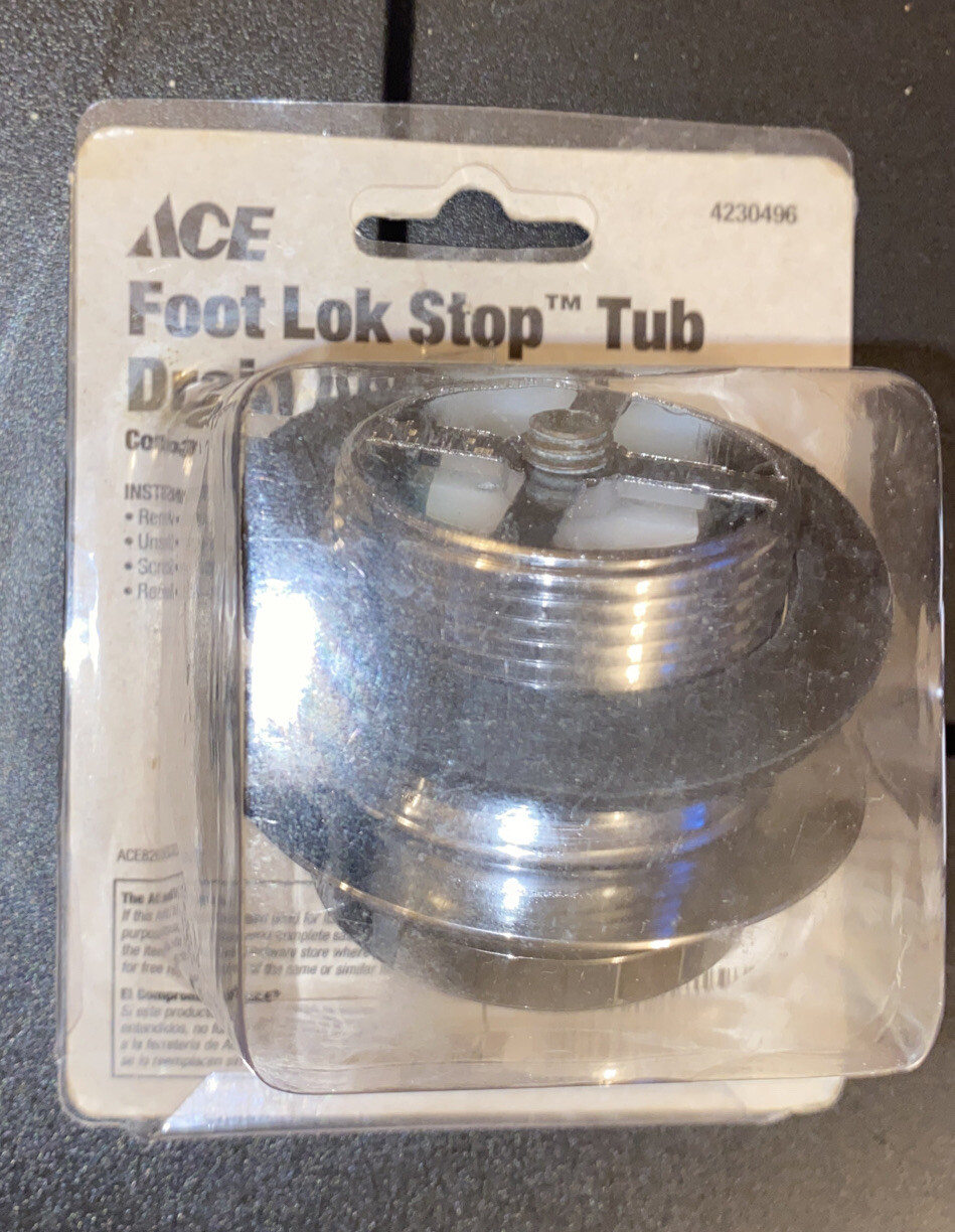 ACE Foot Lok Stop For Bath Drain Ace826-20PC 4230496 NEW (2 Cabinet 2 ...
