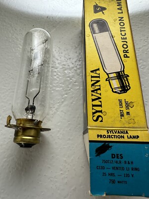 DES projector lamp projection light bulb 120v 750 watt Sylvania brand ...
