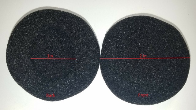 Pack of 25 Headset Ear Foam pieces for 3M, HME, Panasonic and more. | eBay