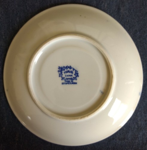 Maruta China ~ Made in Occupied Japan ~ 5½" SAUCER ~ Blue on White ...