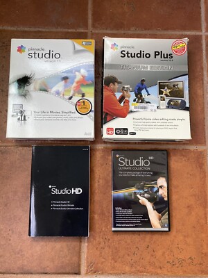 Pinnacle Studio HD, Studio Plus & Studio Version 11 for Windows *Amazing Bundle! | eBay