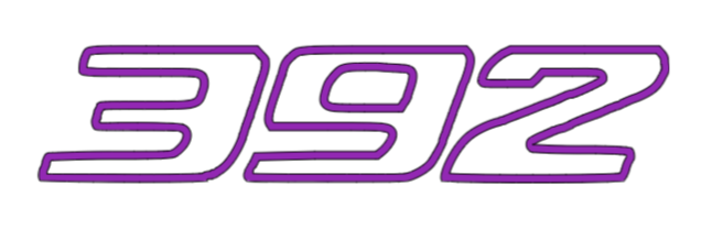 Two-Color 392 Decal Fits Hemi 6.4 ScatPack SRT Durango Charger ...