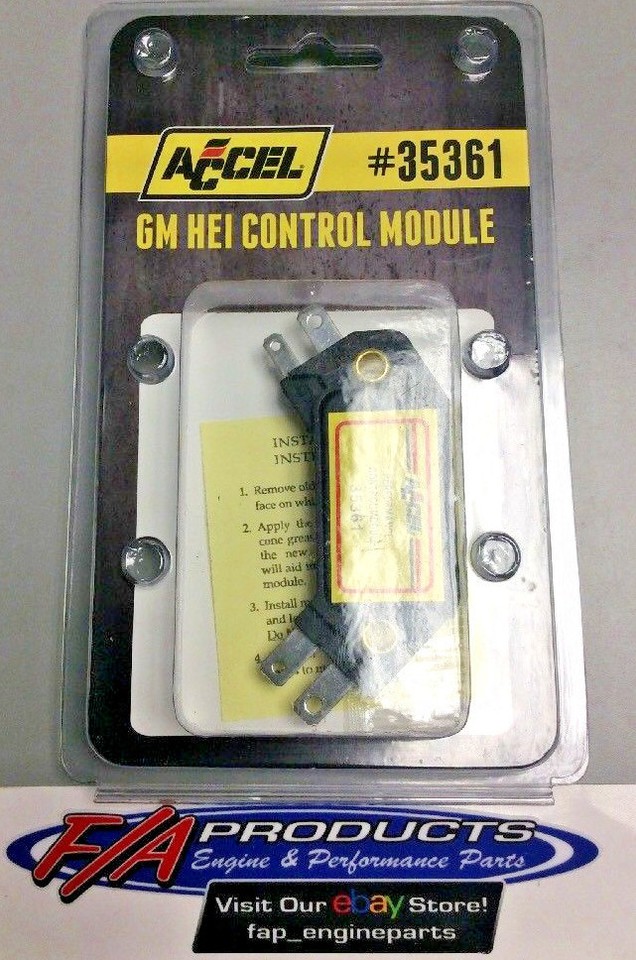 GM HEI 4 Pin High Performance Ignition Control Module Accel 35361 SBC ...