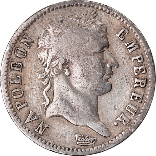[#906047] Coin, France, Napoléon I, Franc, 1808, Bordeaux, VF(30-35 ...