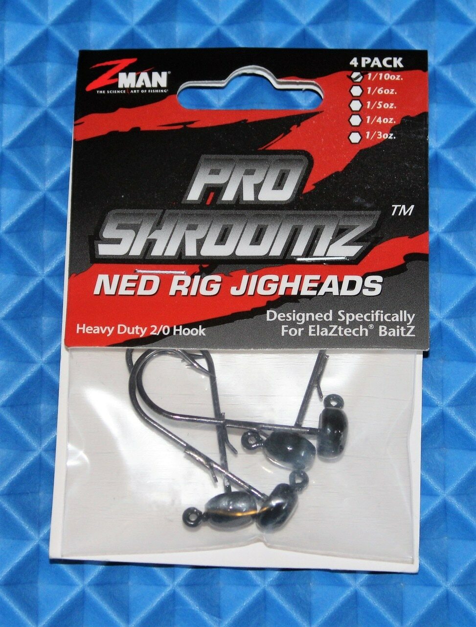 Z-MAN Pro ShroomZ Ned Rig Jig Heads 4 Pack FPH-PK4 Series CHOOSE WEIGHT ...