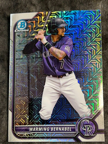 2022 Bowman Chrome MOJO REFRACTOR PROSPECT ROOKIE Warming Bernable | eBay