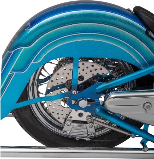 GMA Chrome Rear Caliper Kit by GMA Engineering USA GMA-R10C Harley ...