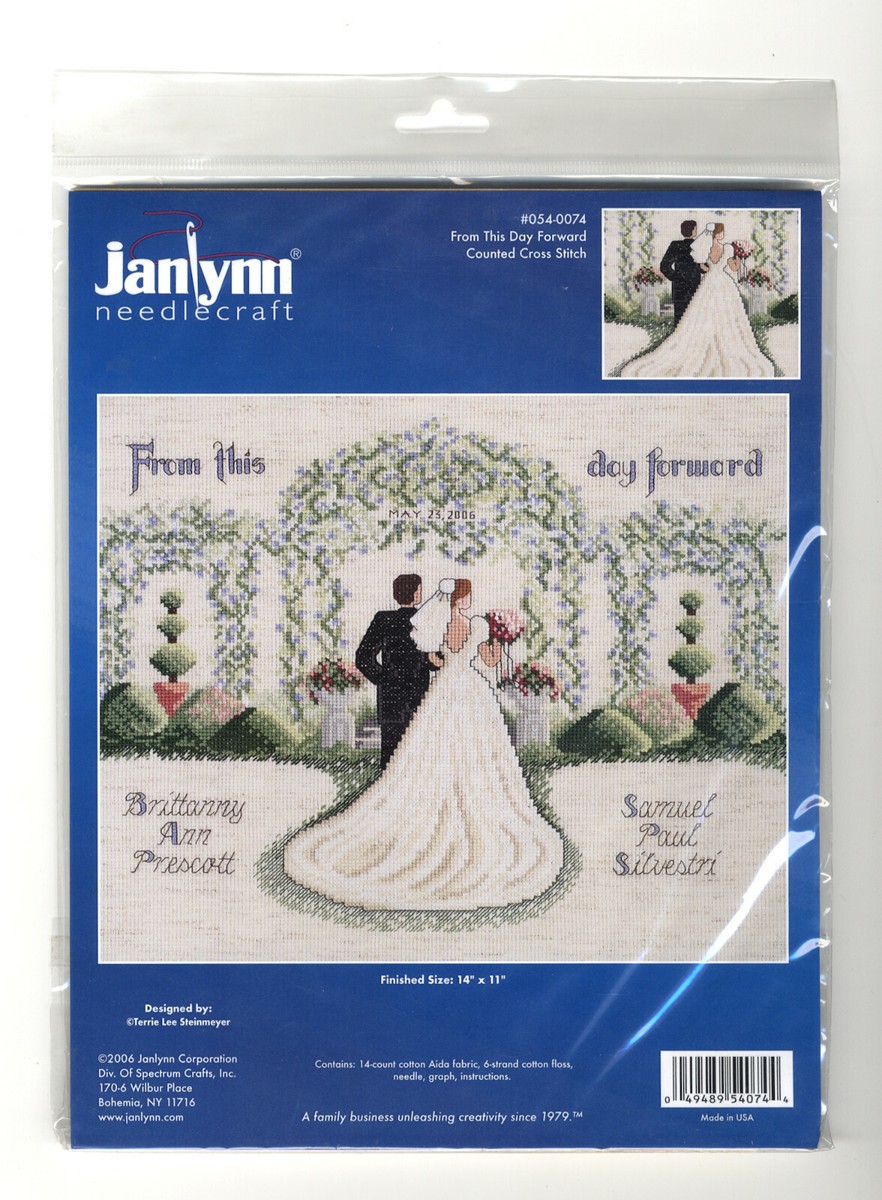 Bride And Groom Cross Stitch Pattern Wedding Kiss At Sunset Cross