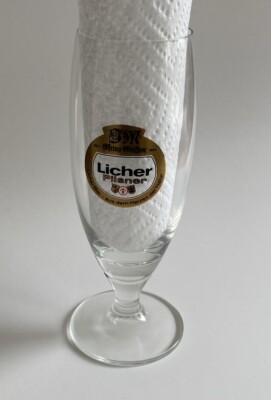 Licher Pilsner Bier 0.3L German Stemmed Pilsner Beer Glass | eBay