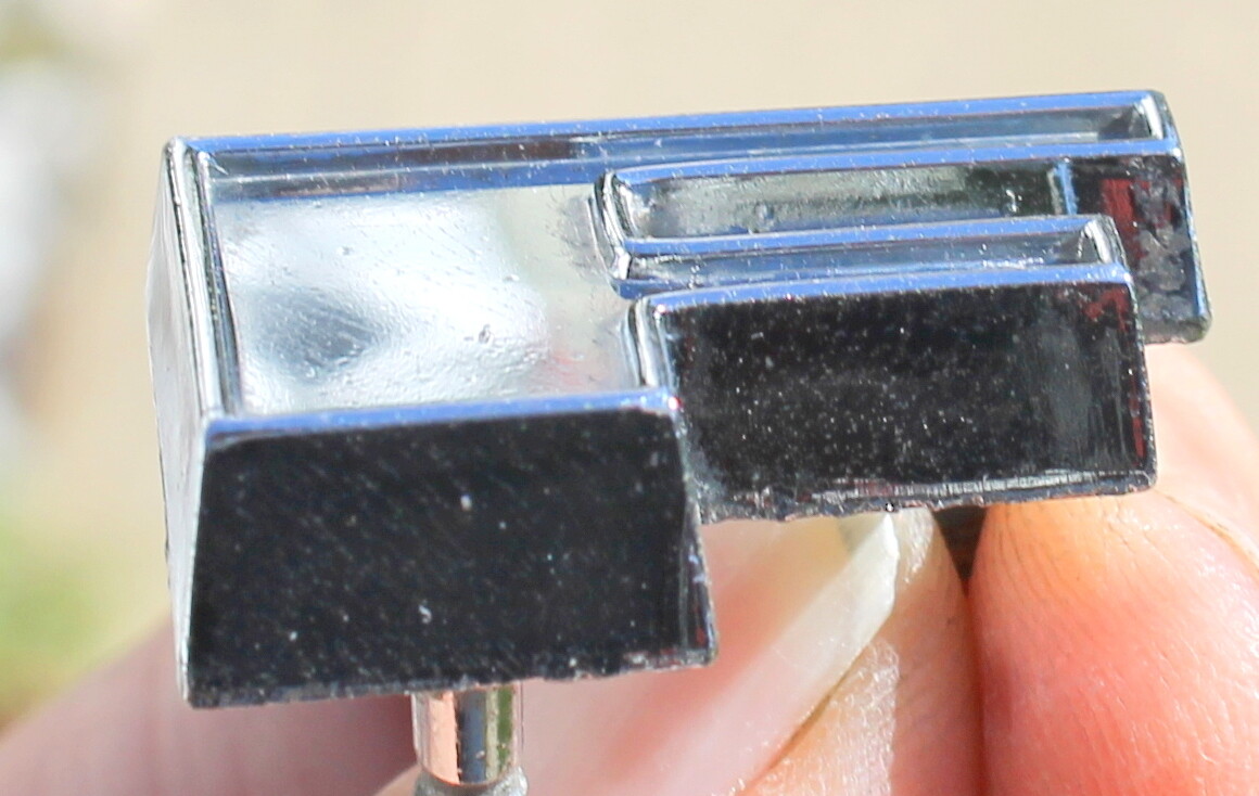 1961 FORD GALAXIE SUNLINER STARLINER Chrome Letter "F" Emblem OEM #C1AB ...