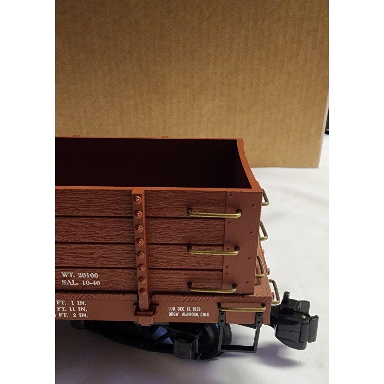 Aristocraft G Scale Denver & Rio Grande Western Wood Side Gondola Car ...