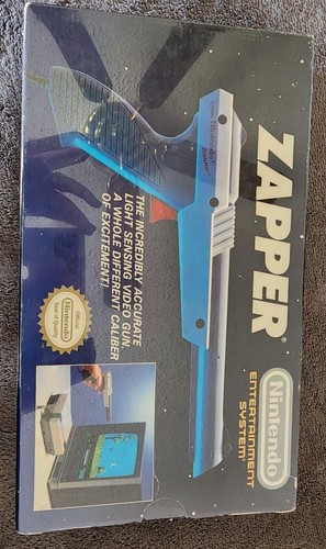 NES Zapper Gun Resealed Displayed ONLY | eBay