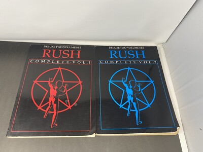 1986 Rush Complete Deluxe Volume 1 & 2 Sheet Music Songbook | eBay