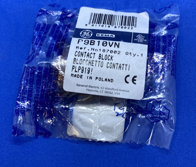 GE P9B10VN Contact Block No P165 for sale online | eBay
