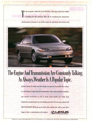 1995 VINTAGE PRINT AD - LEXUS - LEXUS ES 300 AD | eBay