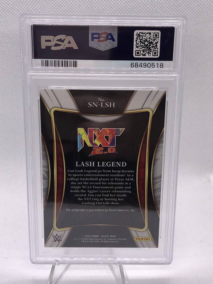 Lash Legend Signature Selections PSA 10 Rookie Auto 2022 WWE Panini ...