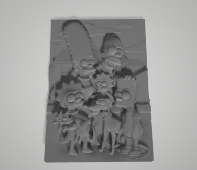 3d Model Stl File for CNC Router Simpsons 3D Model | eBay