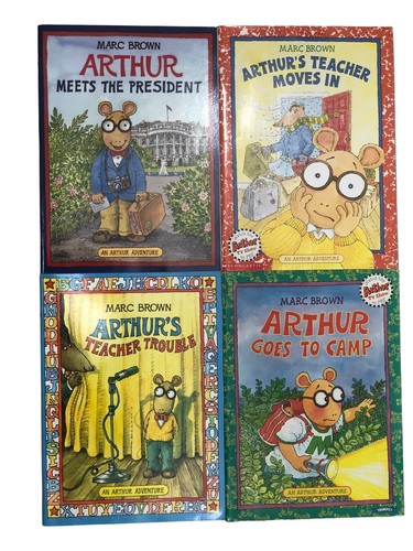 Lot of 4 Arthur by Marc Brown Books Scholastic & Trumpet Camp Moving ...