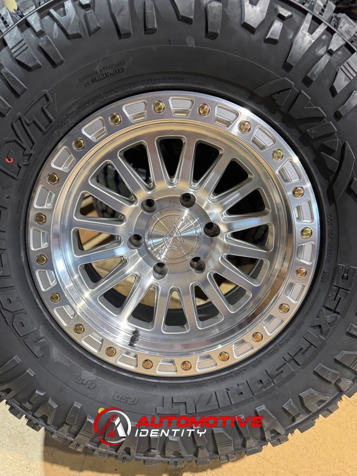 17x9 Arena A108 Trophy Wheels 35" AT RT Tires 6x135 Ford F150 ...