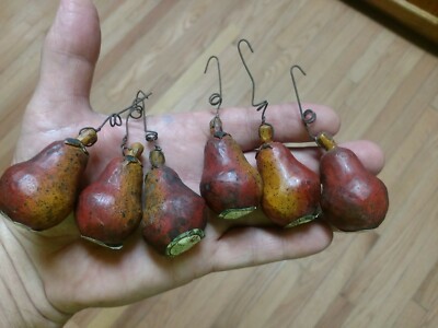12 Pears Hand Painted Resin Decorations Salem Collection | eBay