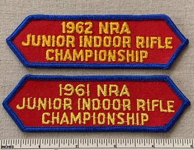 1961-62 NRA NATIONAL RIFLE ASSOCIATION Junior Indoor Rife Championship ...