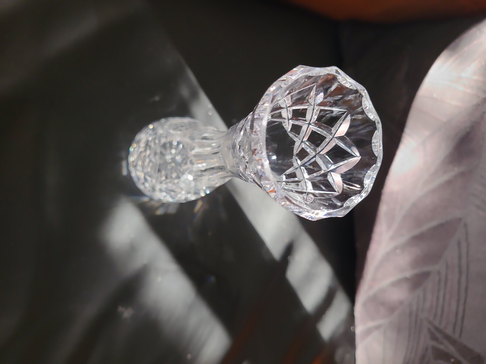 Irish Cavan Crystal Clear Bud Vase Signed | eBay