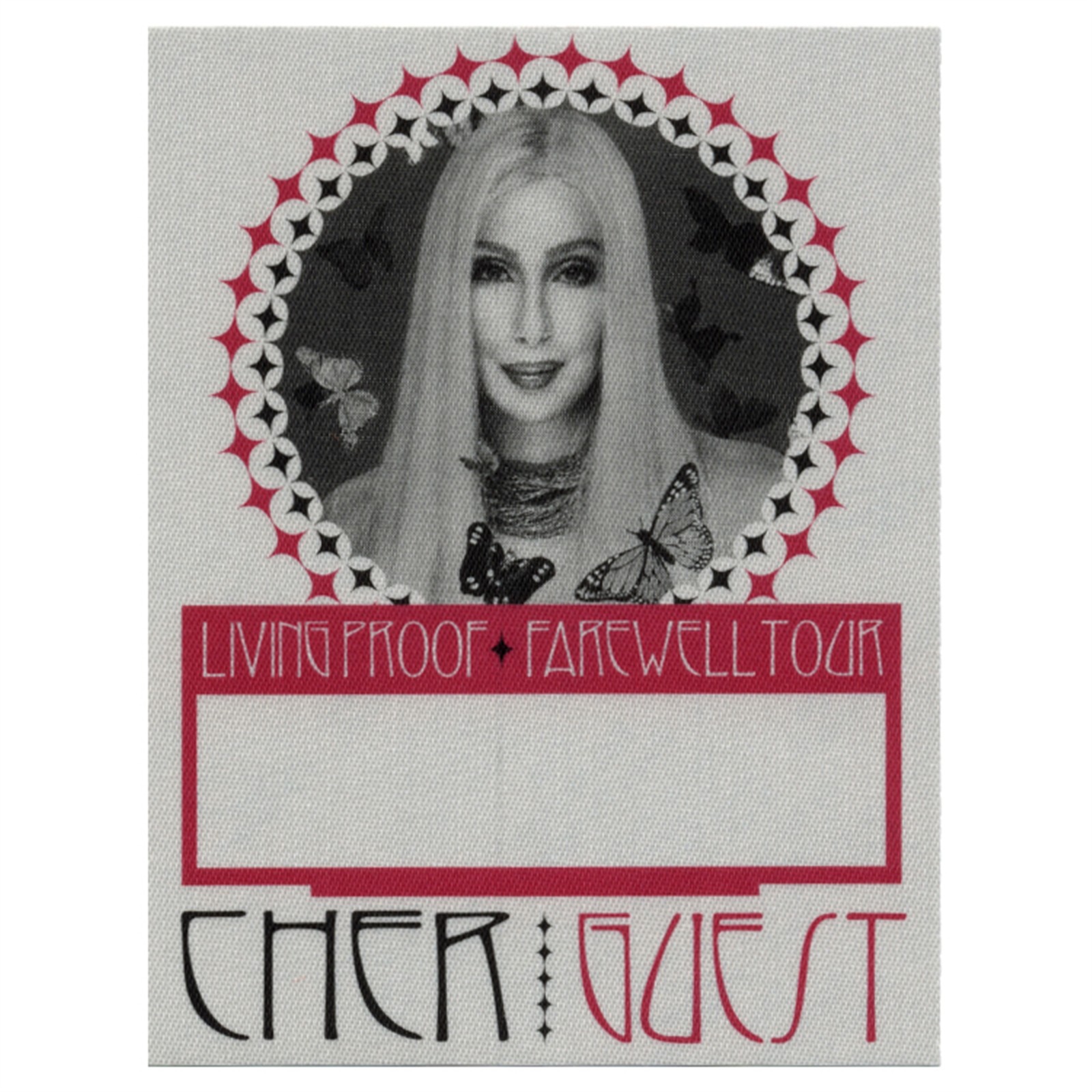 Cher 2002 Living Proof Concert Tour Guest Backstage Pass | eBay