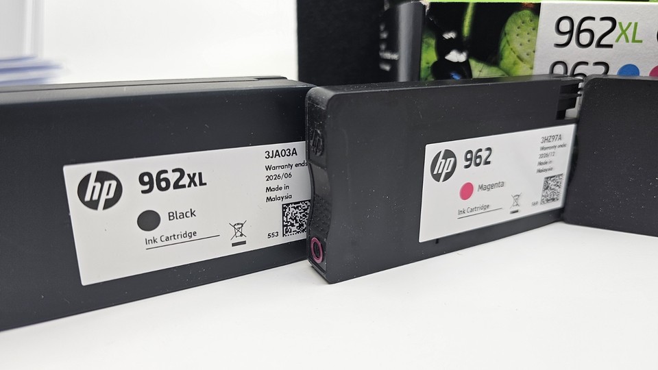 HP 962XL 2 Packs High Yield Black Ink Cartridges + Magenta Yellow ...