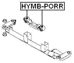Rear Engine Mount Bushing For Mitsubishi 21813-4A001, 21813-4A021 ...
