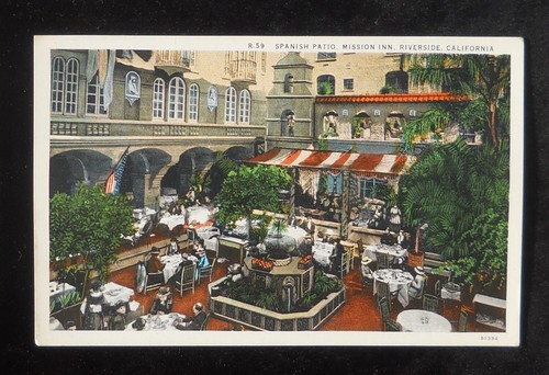 1920s Spanish Patio Mission Inn Riverside CA Postcard California | eBay