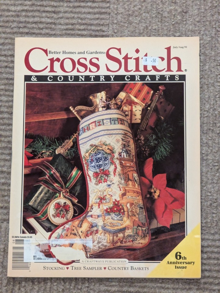 Vintage Cross Stitch & Country Crafts Magazine Issues 1985-1994 -- you ...