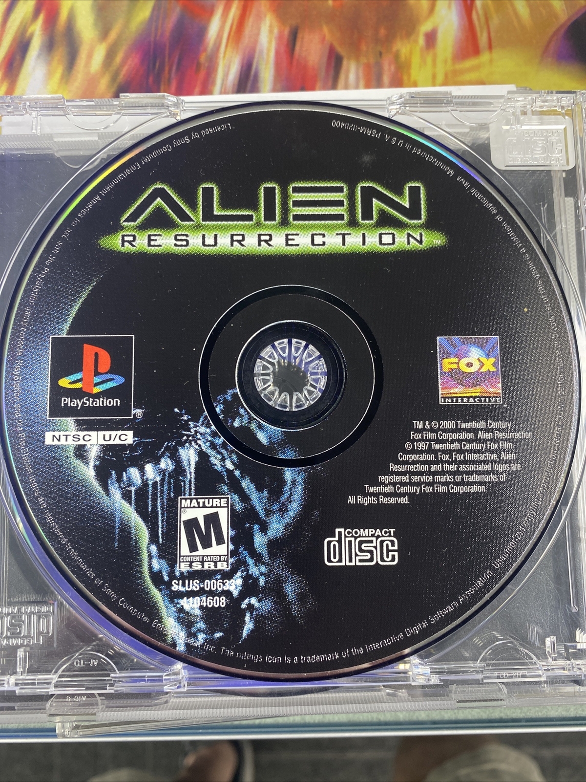 Alien Resurrection (Sony PlayStation 1, 2000) Disc only PSone PS1 Mint ...