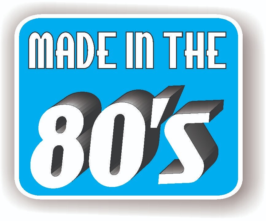 eighties 80s Decal Sticker Turbo Diesel Truck 70s 80s Kids Funny Dad ...