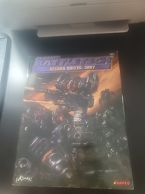Classic Battletech Record Sheets: 3067 By Fanpro - D | eBay